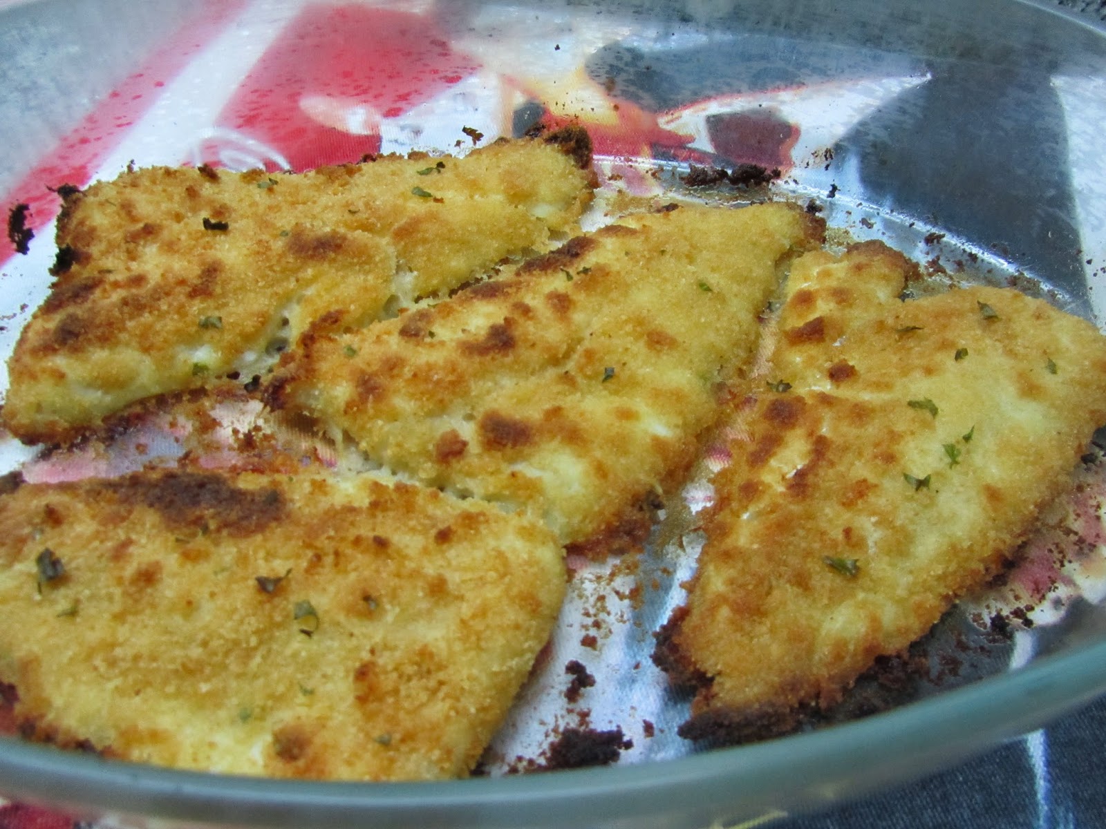 Aromas com Amor: Filetes de pescada panados no forno