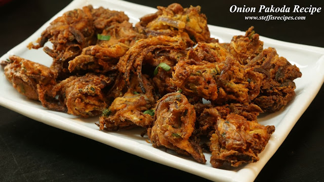 Onion Pakoda Recipe | Steffi's Recipes