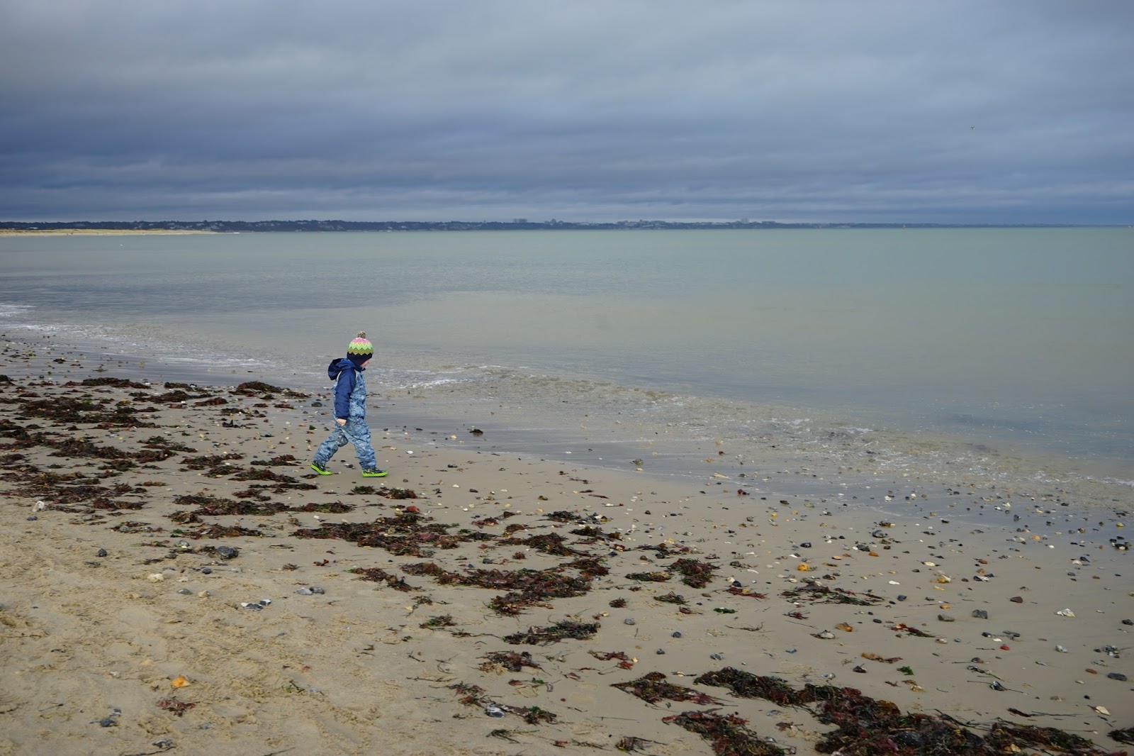 Entertaining Elliot: A Sunday Afternoon Walk at Knoll Beach, Dorset