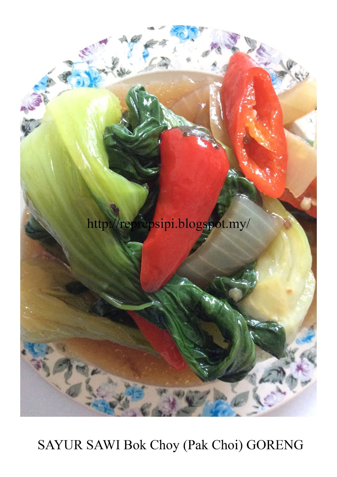 SAYUR SAWI Bok Choy (Pak Choi) GORENG - ART