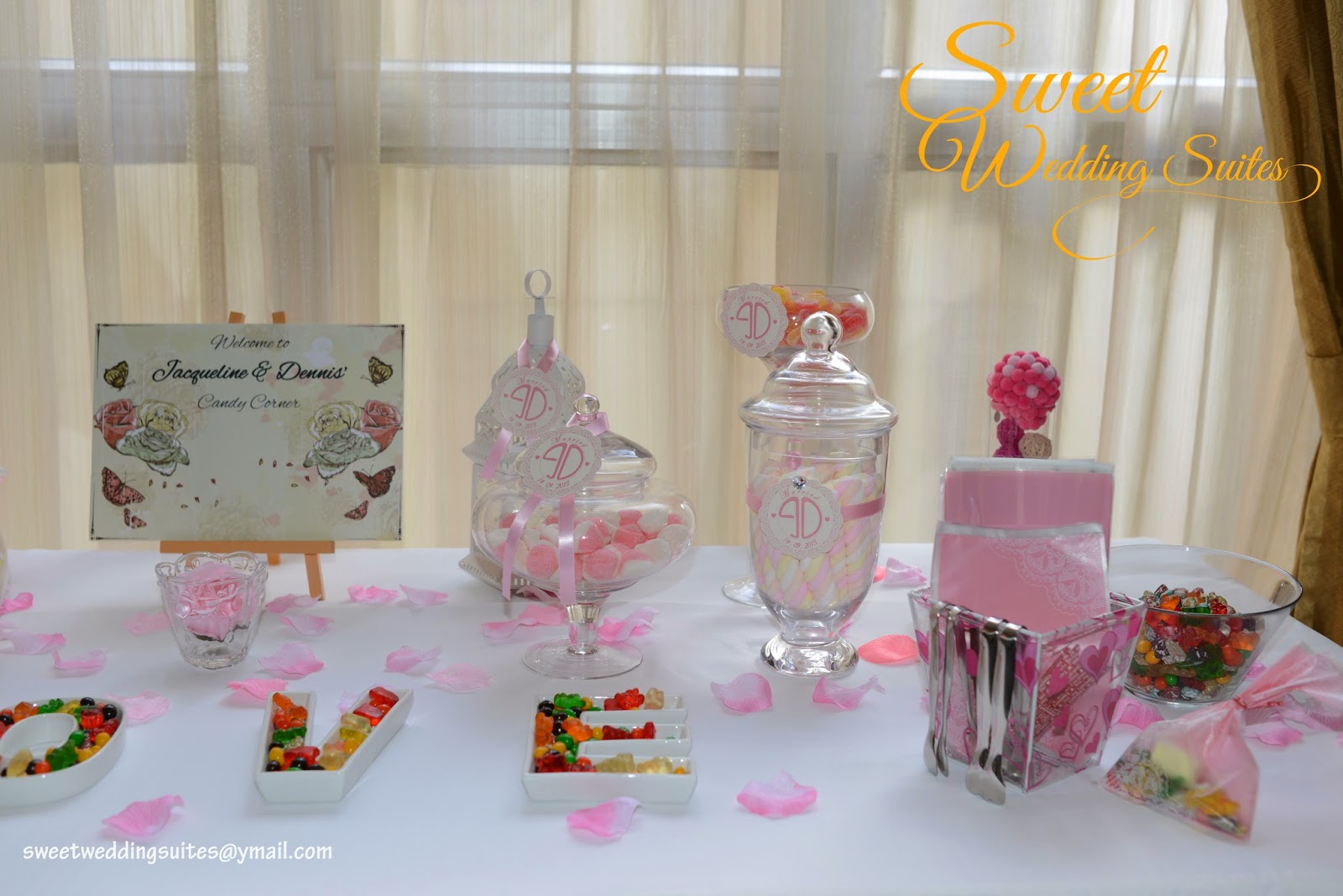 Sweet Wedding Suites: Candy Corner Decoration ~ CWB Excelsior Hotel ~ Pink