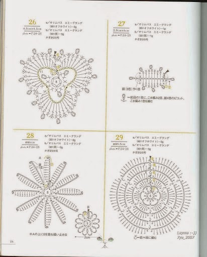 Irina: Mini Motif Crochet PATTERNS. BOOK (Japan).