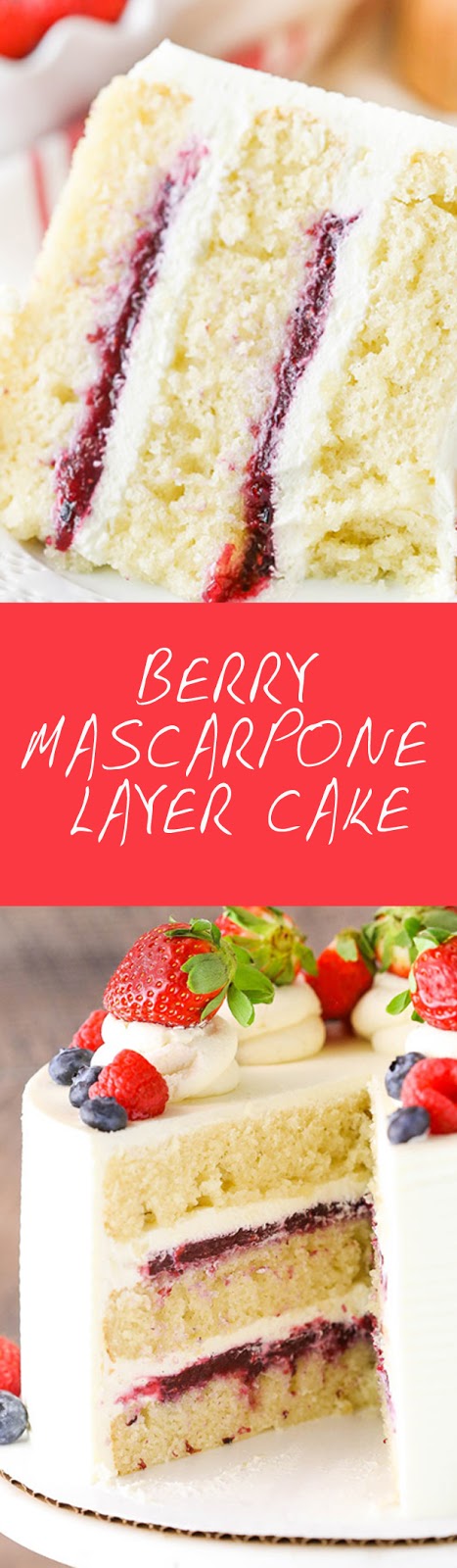 BERRY MASCARPONE LAYER CAKE - Smart Cooking