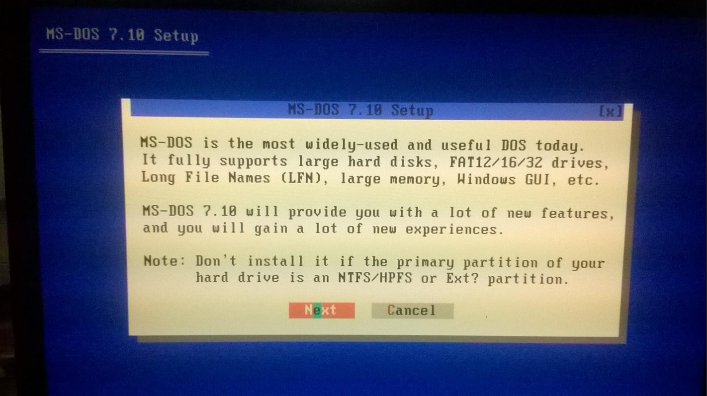 MS DOS 7.1 OS - RAMESH'S BLOG