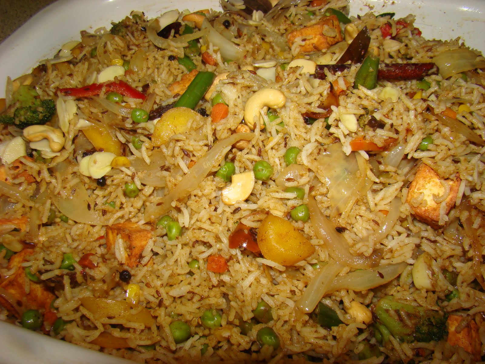 My Favorite Recipes Collection: Veggie Biryani with Paneer