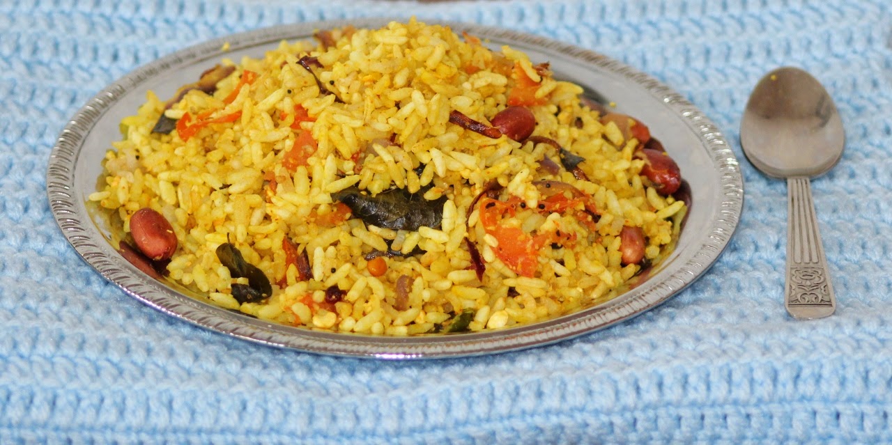 My Kitchen's Aroma: Murmura uggani/marmaral upma/Puffed rice Upma