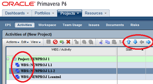 Vinoth's Tech Blog: Not able to rearrange the WBS in P6 Web R8.3.2?