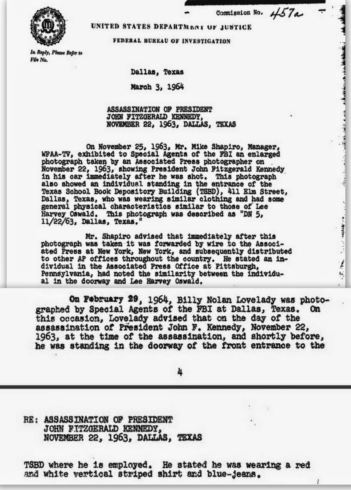 Oswald in the doorway: the blog of the Oswald Innocence Campaign, by ...