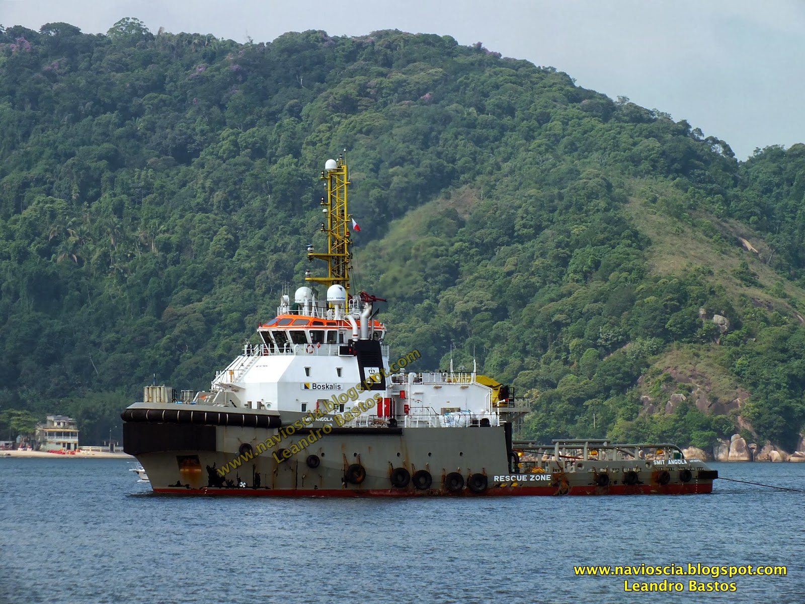 Navios de Santos & CIA: Rebocador SMIT ANGOLA e SMITBARGE 2