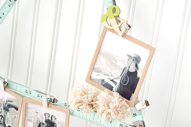 ruler monogram photo display – Aly Dosdall: Make It Handmade