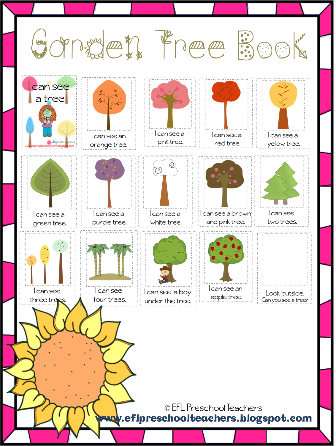 ESL/EFL Preschool Teachers: Garden Theme Resources for the Preschool ELL