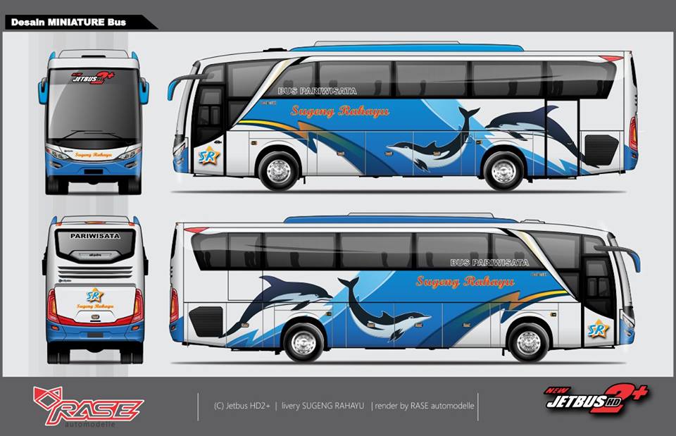 Blueprint bus jetbus hd2+ by Rase automodelle | Membuat Model bus ...