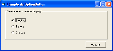DISEÑO Y REALIZACION: VISUAL.BASIC.-CAJADETEXTO-FRAME-OPTION BUTTON