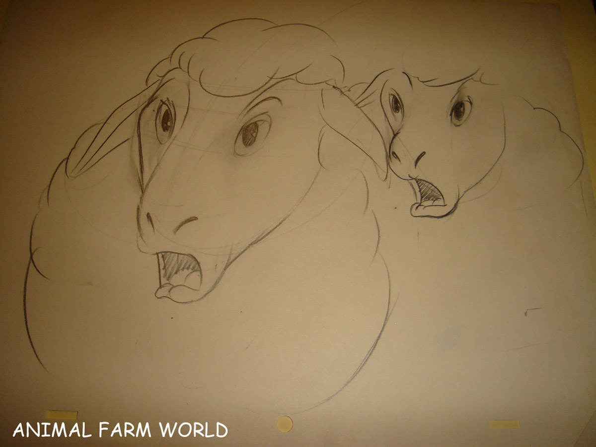 Living Lines Library: Animal Farm (1954) - Production Drawings > Animals