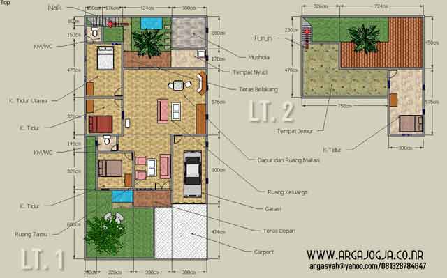 Contoh Denah Rumah dan Tata Ruang | Blog Interior Rumah Minimalis