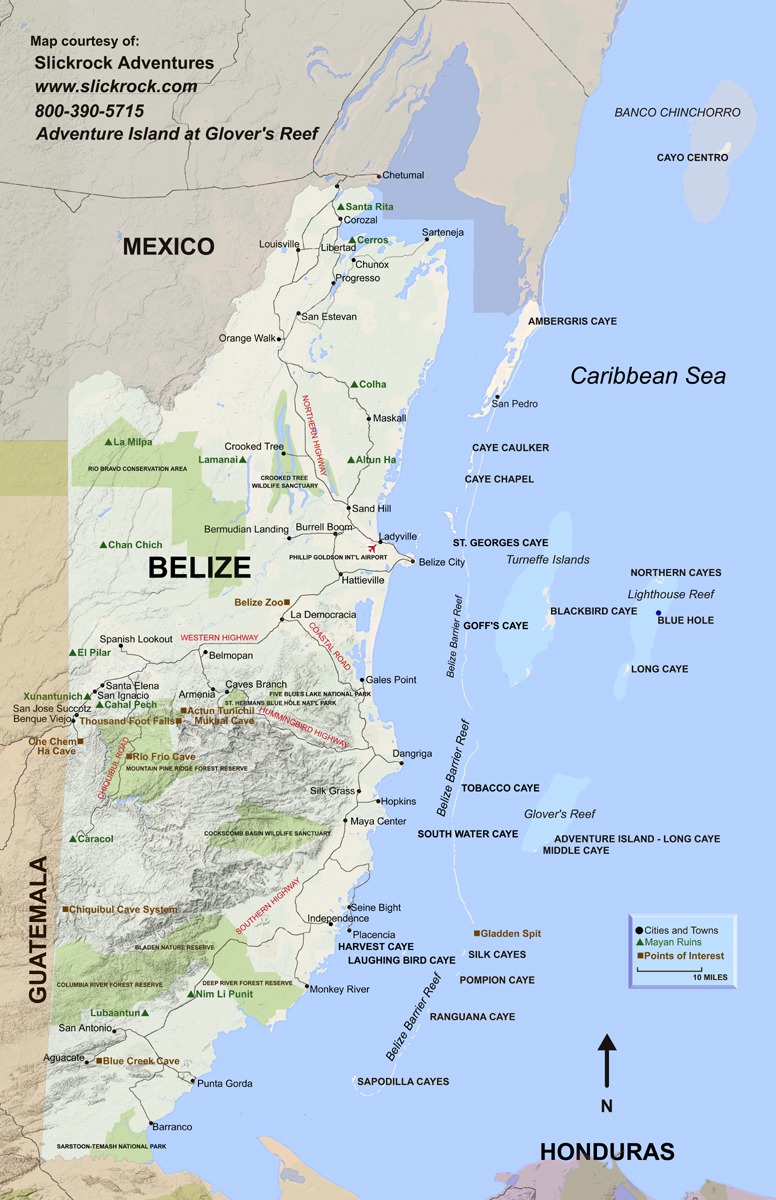 Mapas de Belize - Doc Sports™