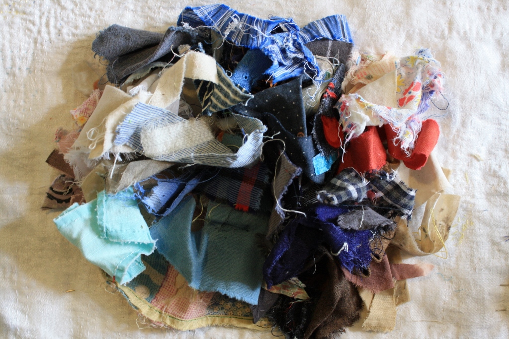 Grace and Mending: Update on the Altar Cloth; Layering Interactions