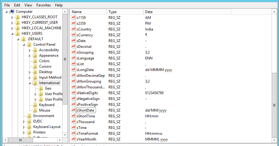 How to change datetime format for windows server? - AspTricks.net