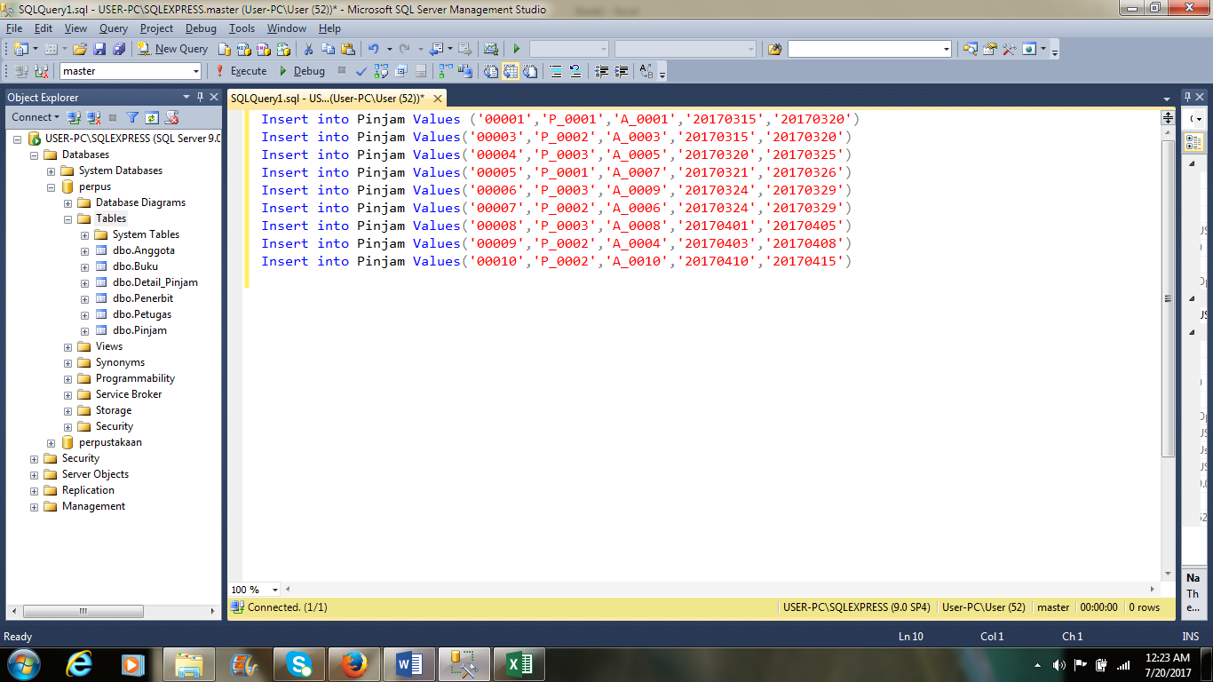 Deddy Laumakut Blog: Membuat database dengan SQL Server