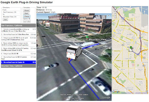 The Presurfer: Google Earth Driving Simulator