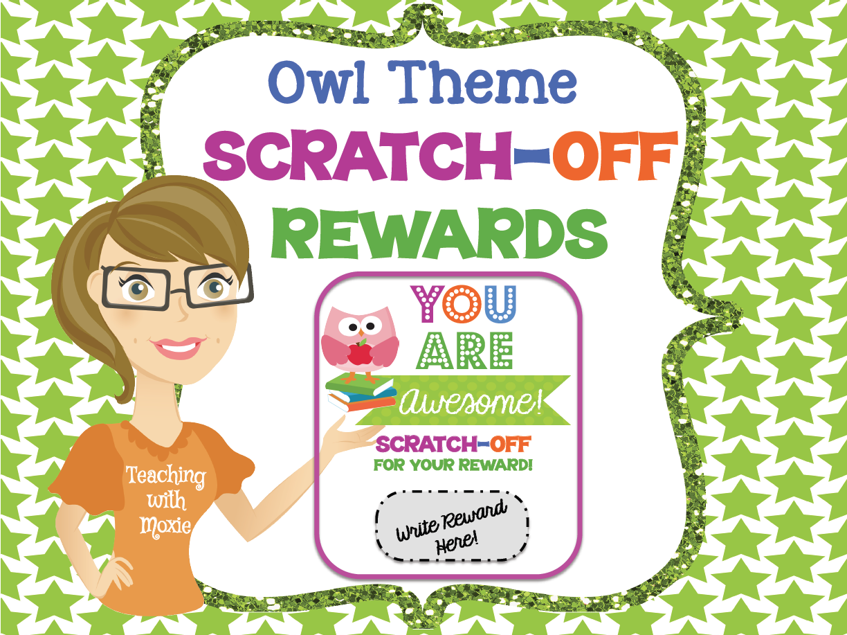 Teaching With Moxie: New! Scratch-Off Sticker Rewards….Will You Win a Set?