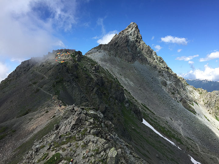 CLIMB JAPAN: The West arête of Yarigatake (槍ケ岳西稜)