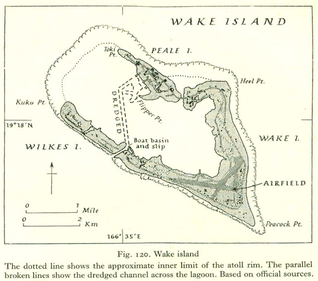 WAKE ISLAND - GEOGRAPHICAL MAPS OF WAKE ISLAND ~ Klima Naturali™