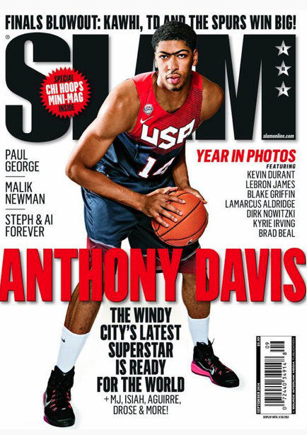 Big Blue Corner: Anthony Davis on The Cover Of Slam Magazine