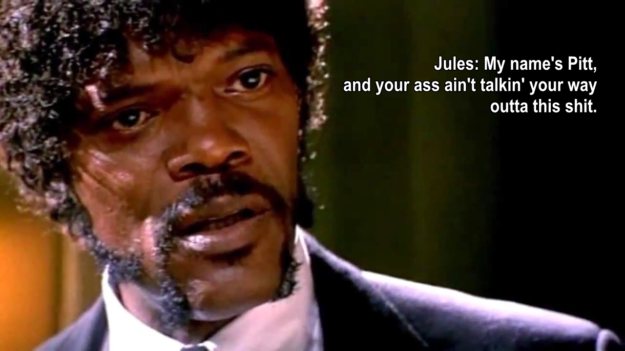 Pulp Fiction Movie Quotes – Escape Matter