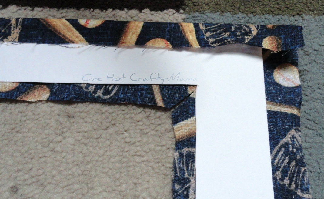 One Hot Crafty-Momma: Fabric Mats (no sewing)