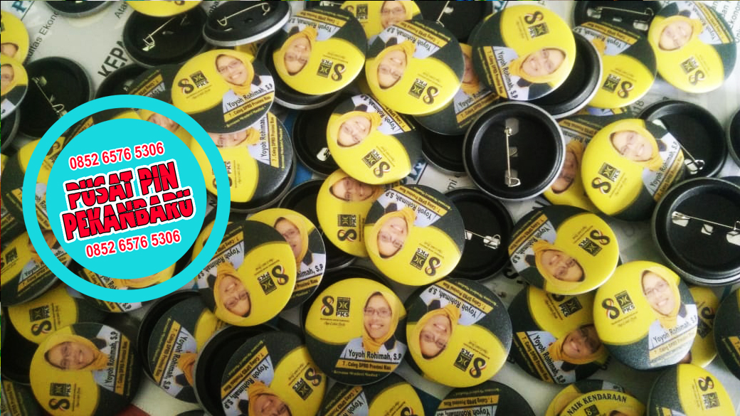 TEMPAT CETAK PIN DIPEKANBARU - Arbi Printing - Web Shop
