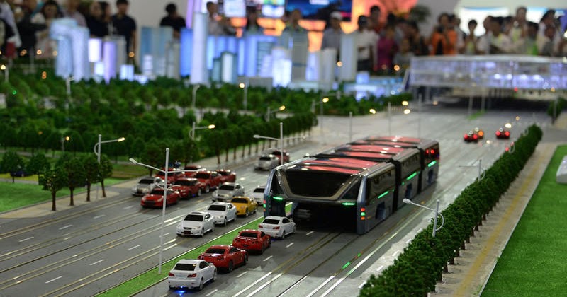 Un poco de todo: El autobús de tránsito elevado