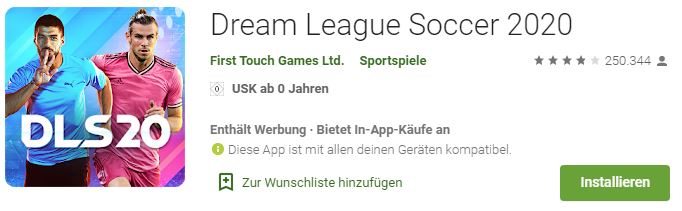 NO-P2W.de: Dream League Soccer 2020 GamePlay Video