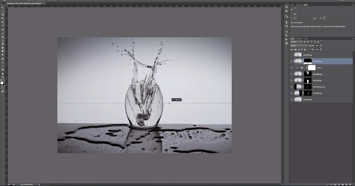 BTS and Post-processing Splashes in Glass Shot - Photography Blog Tips ...