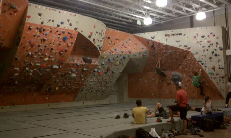 Skinny Peaches: Stone Summit - Indoor Rock Climbing
