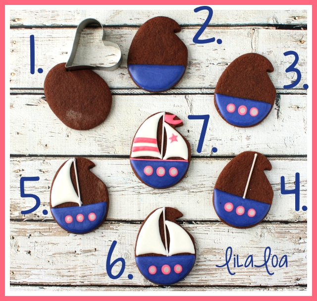 How to Make Decorated Sailboat Cookies