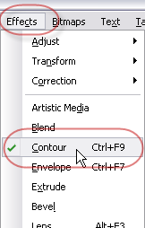 Contour Offset dengan CorelDRAW | Belajar CorelDRAW