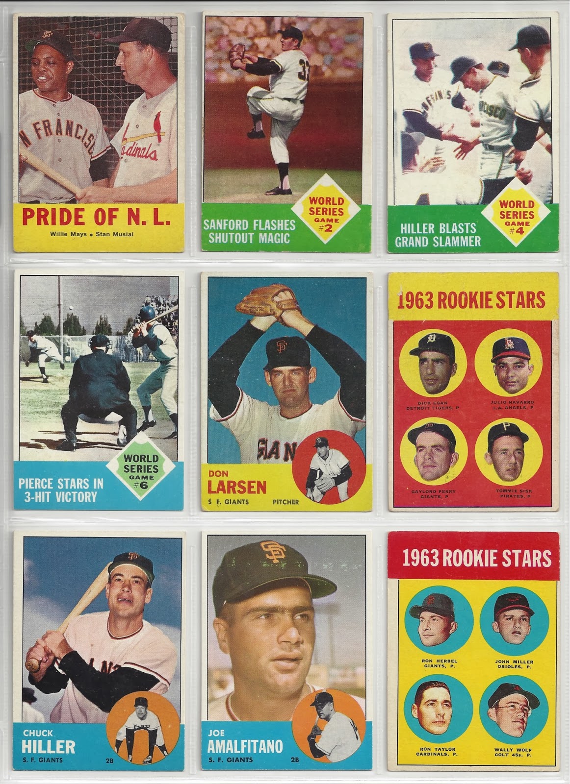 ARPSmith's Sportscard Obsession: 2013 Collection Goal Update - 1963 ...