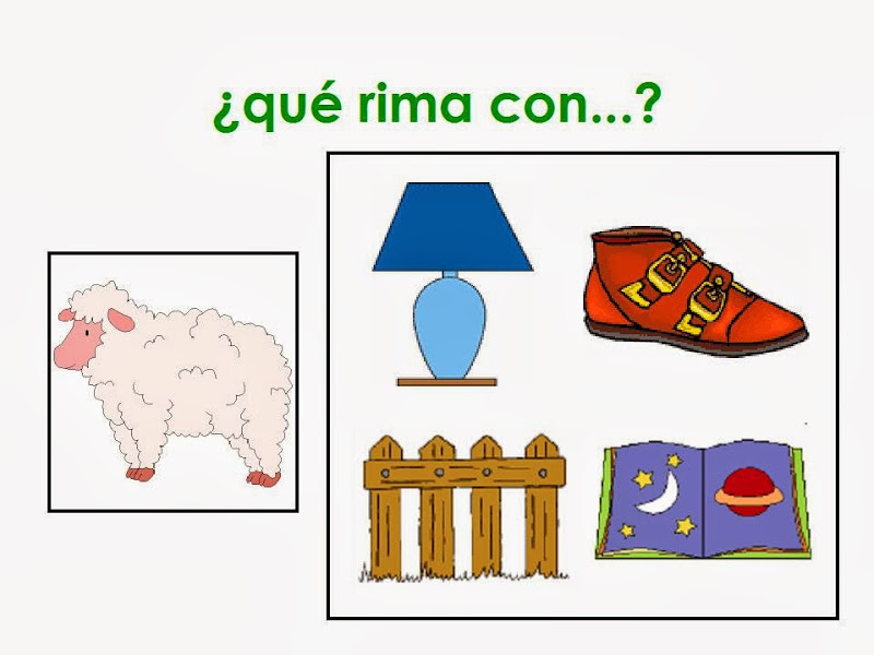Kids Zone: ¿Qué rima con....?