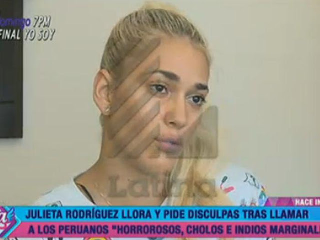 Julieta rodriguez da la cara en televisión y dice no ser RACISTA (VIDEO ...