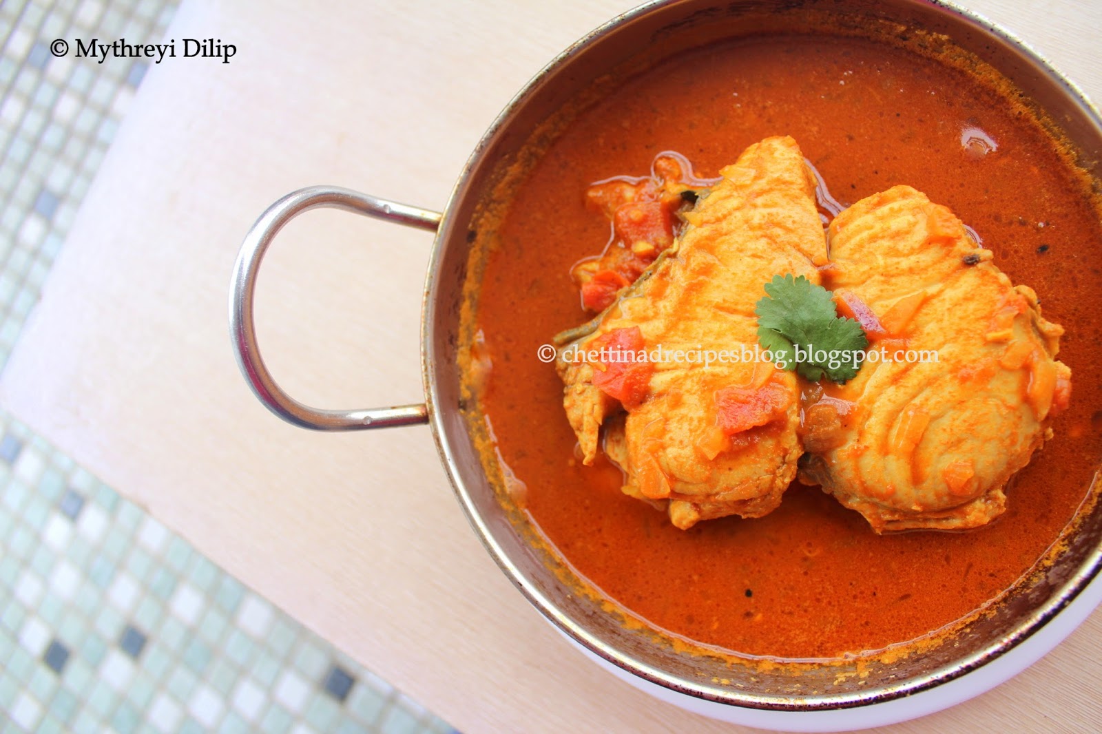 Chettinad Fish Curry / Vanjaram Meen Kuzhambu - Chettinad Recipes