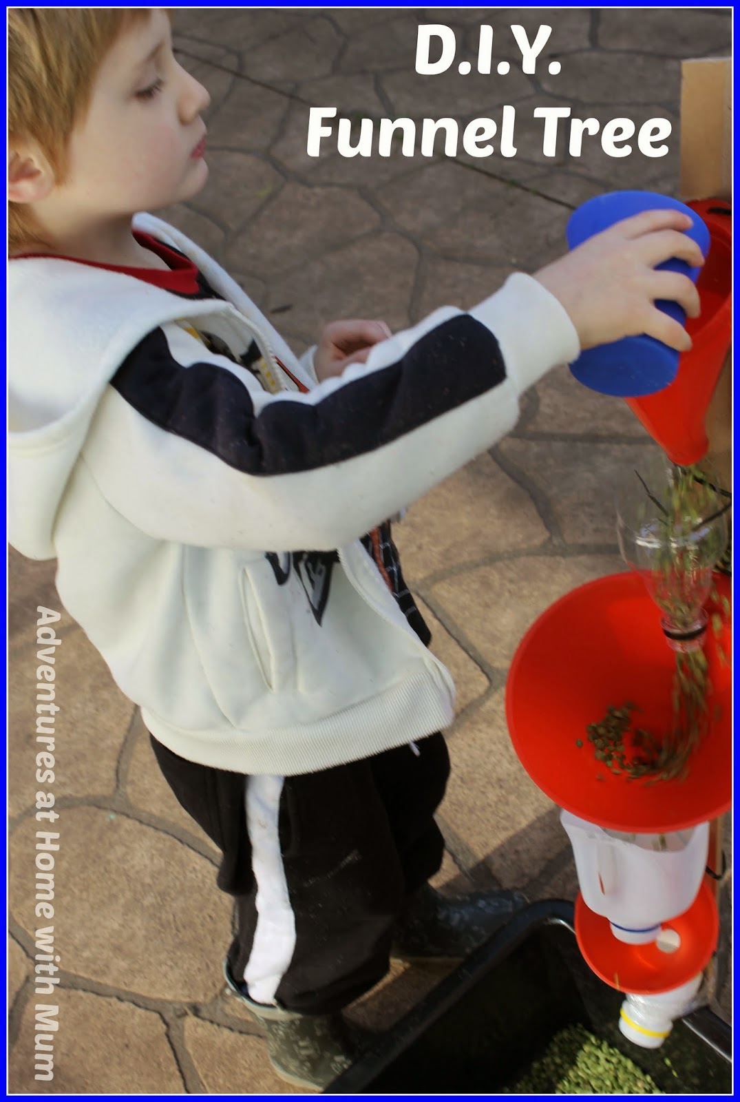 Adventures at home with Mum: Split Pea Funnel Tree
