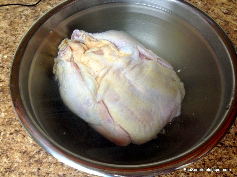 EcoSentric: Whole Roast Chicken and Vegetables With Pan Gravy