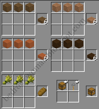 Todos los crafteos de Minecraft 1.11