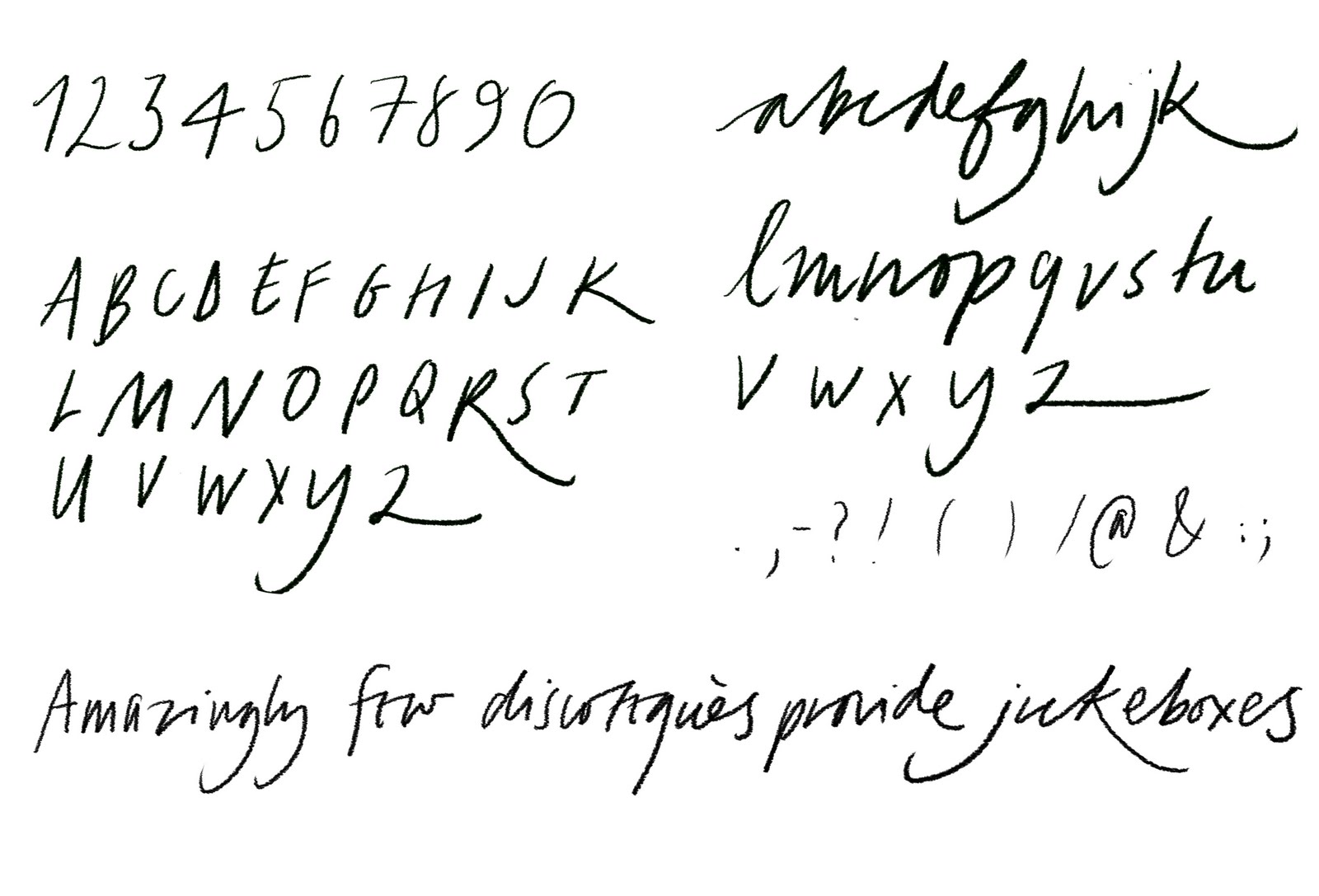 Sarah Maycock: My Handwriting: I've written like this for a decade at least