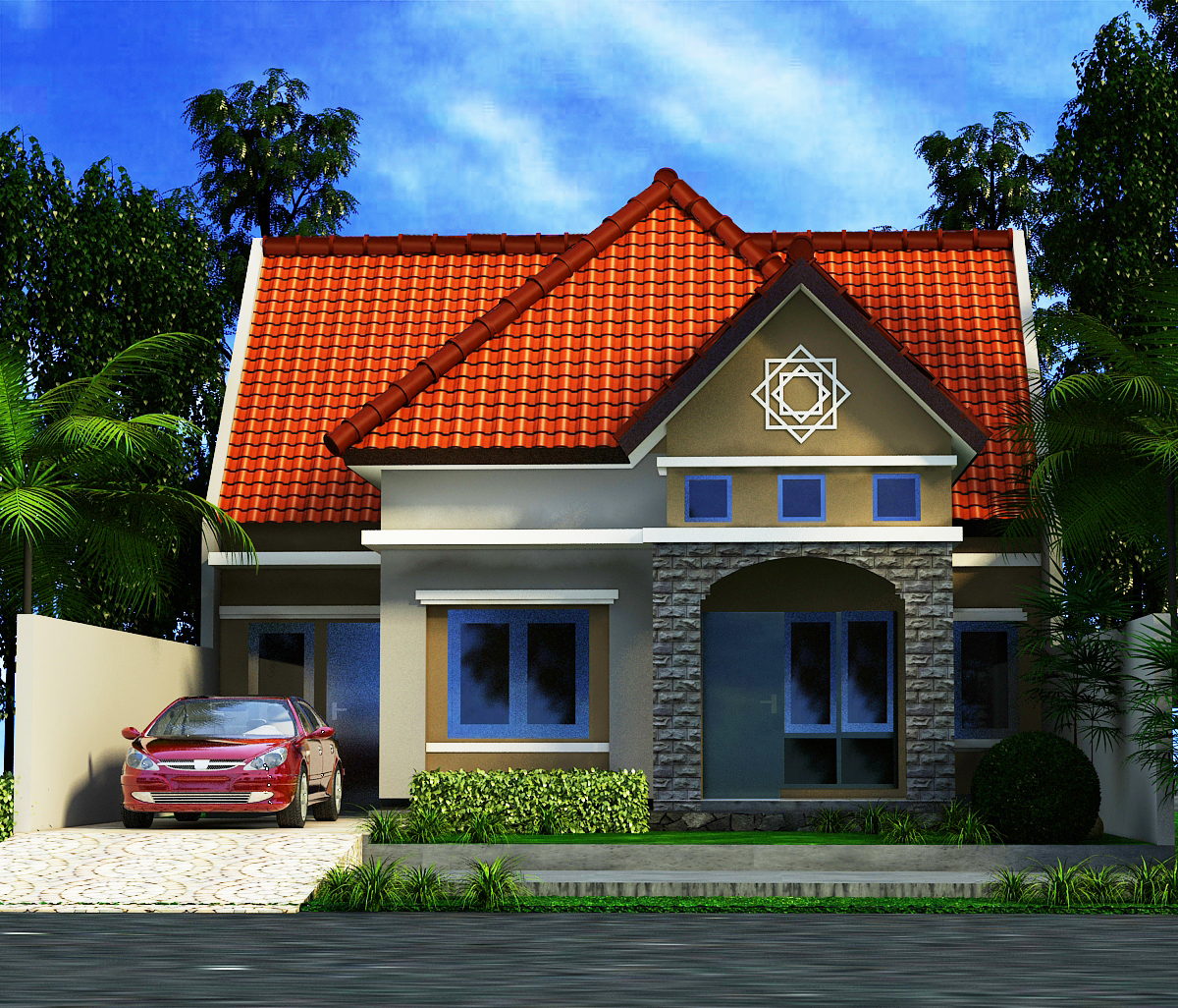 16+ Desain Rumah Minimalis Islami Motif Minimalis