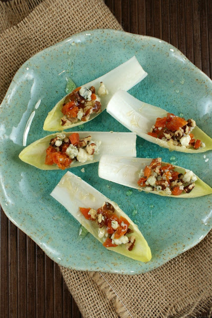 Authentic Suburban Gourmet: Apricot and Gorgonzola Endive Bites ...