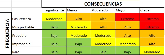 MATRIZ DE RIESGOS