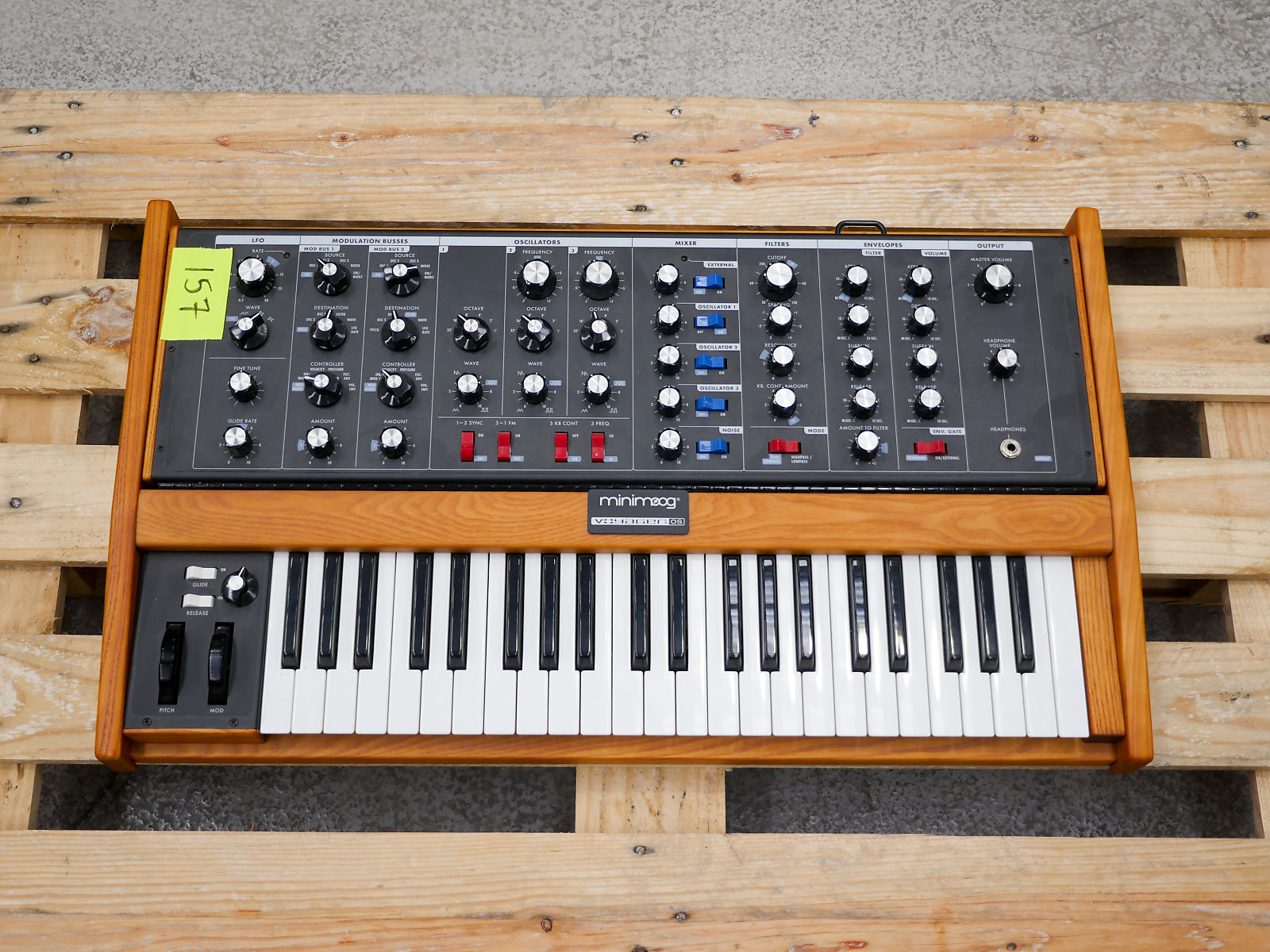 MATRIXSYNTH: Mini Moog Voyager OS Owned By Two Door Cinema Club