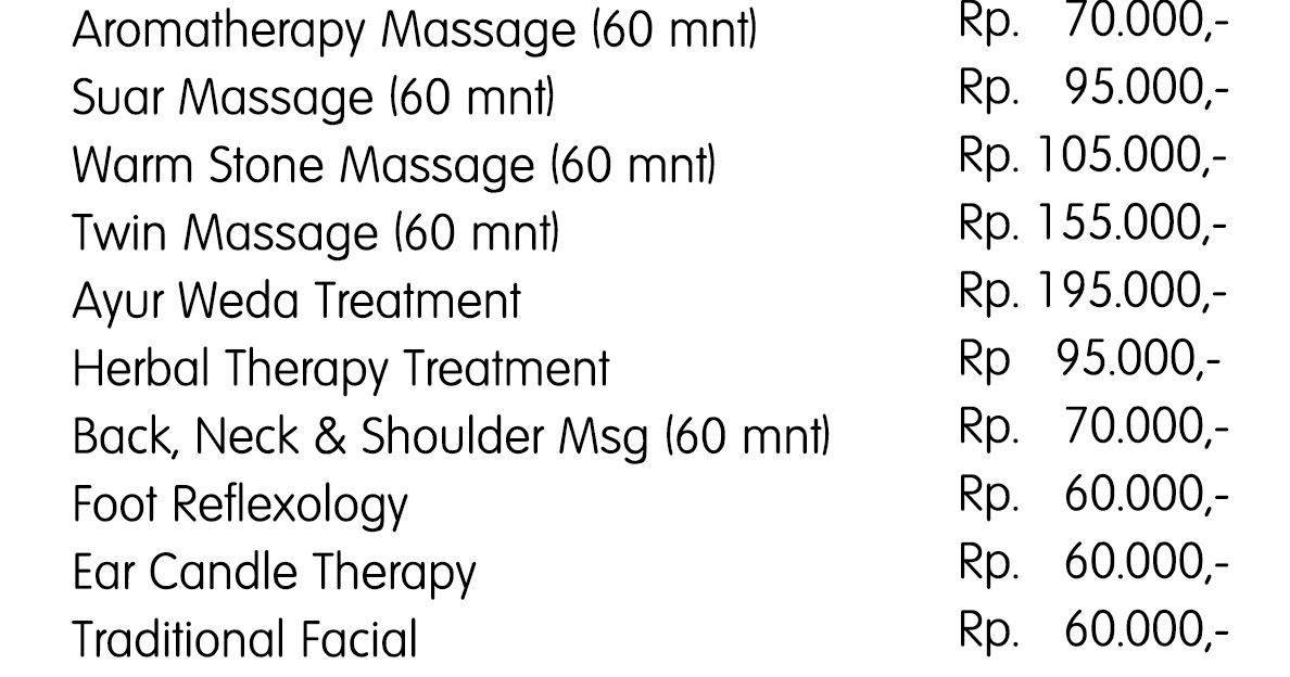 Suar Massage And Relaxation Spa Treatment Sanur Bali Massage Bali